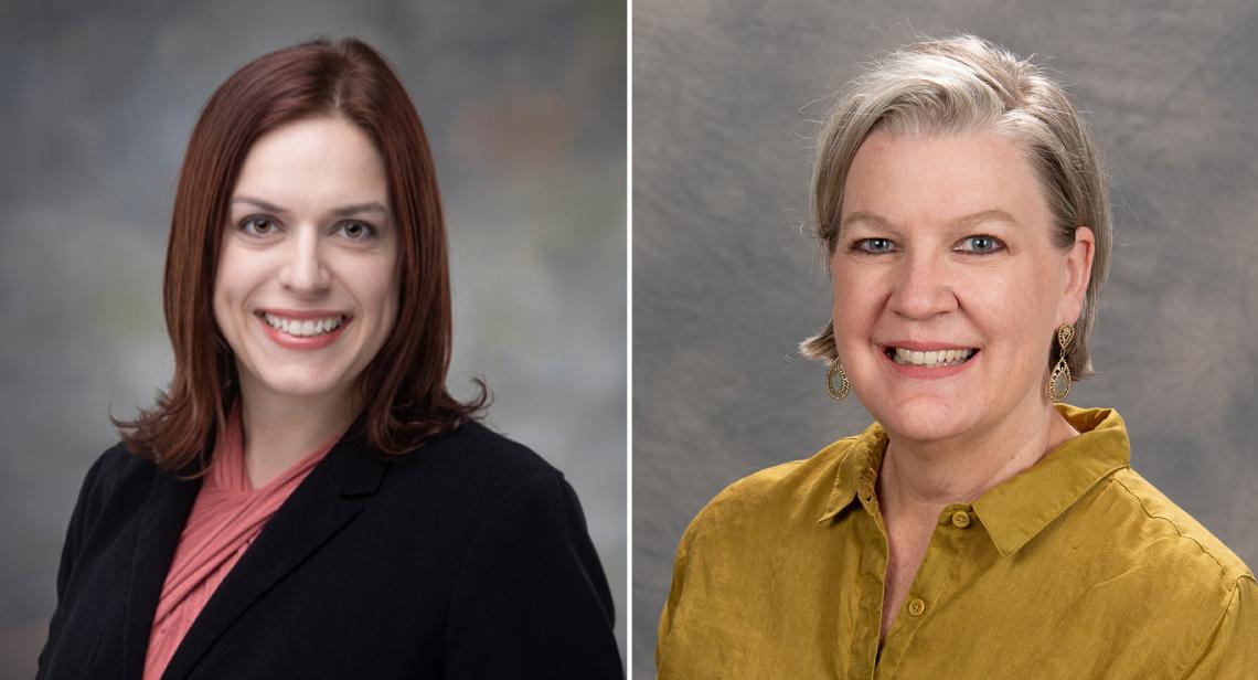 School of Nursing Alumnae Megan Pfitzinger Lippe and Robin Page ...