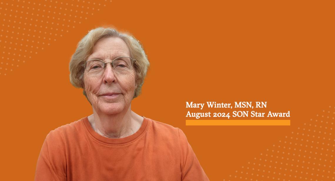 Mary Winter Receives August 2024 SON Star Award for Texas Nursing Staff ...