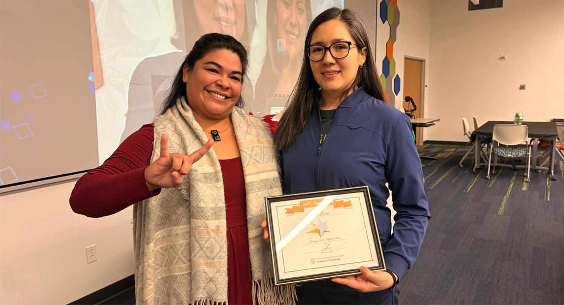 Ana Loera Receives December 2025 SON Star Award | School of Nursing